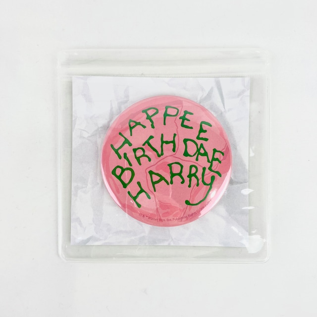 Harry Potter ×Flapper バースデーケーキ缶バッチミラー Harry Potter ×Flapper バースデーケーキ缶バッチミラー